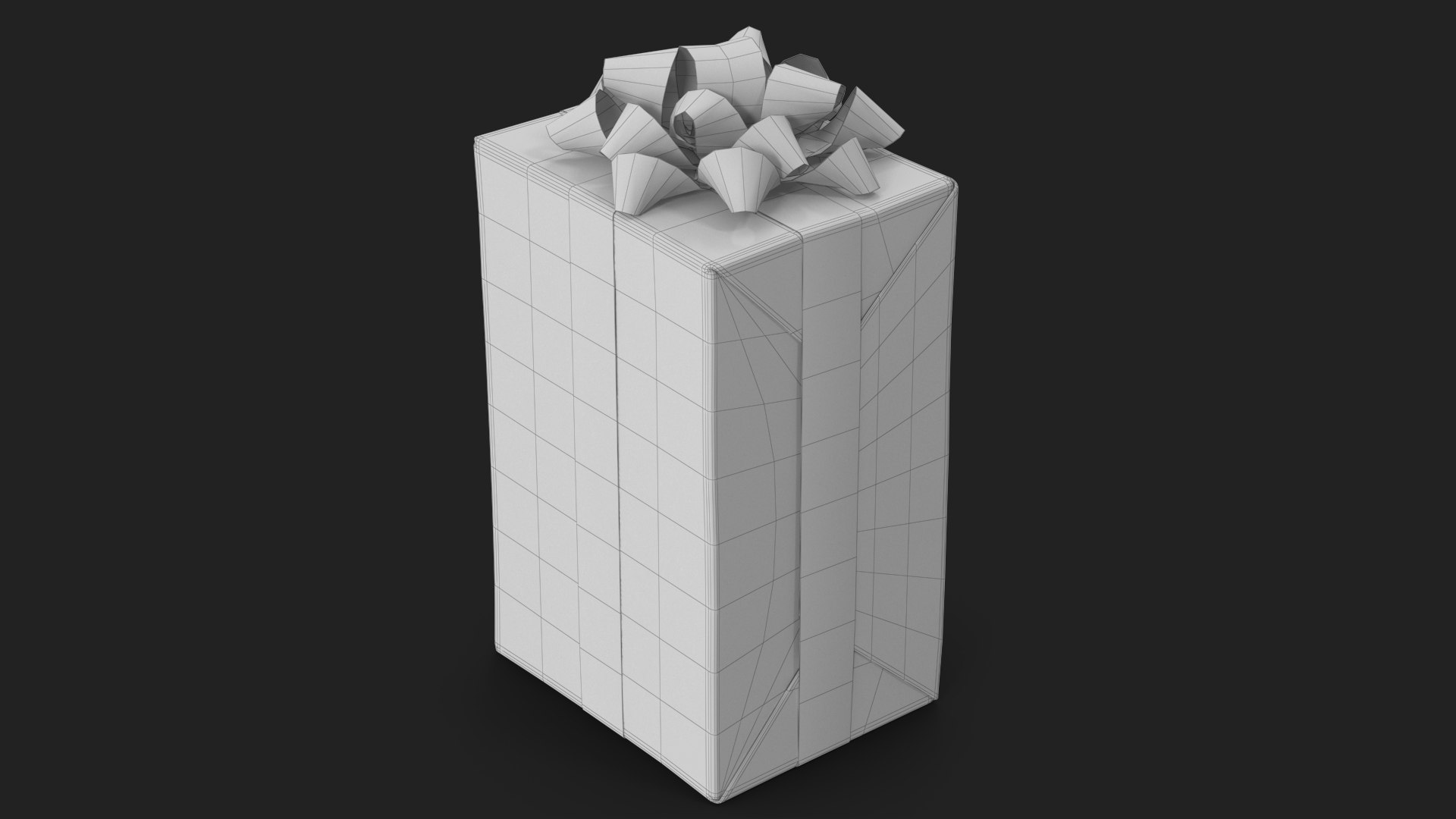 3D Gift Box With A Bow Red V5 - TurboSquid 2536963