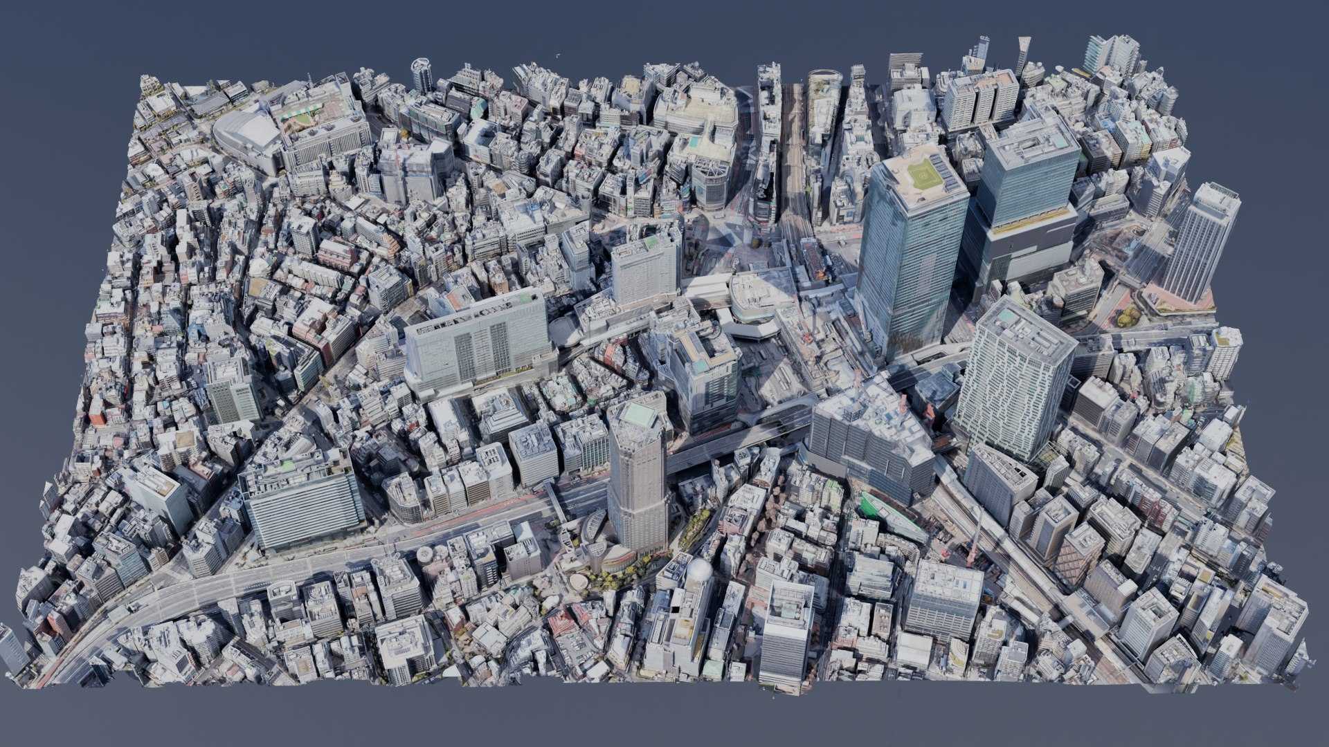 Tokyo Shibuya City MAP 3D Model - TurboSquid 2348272
