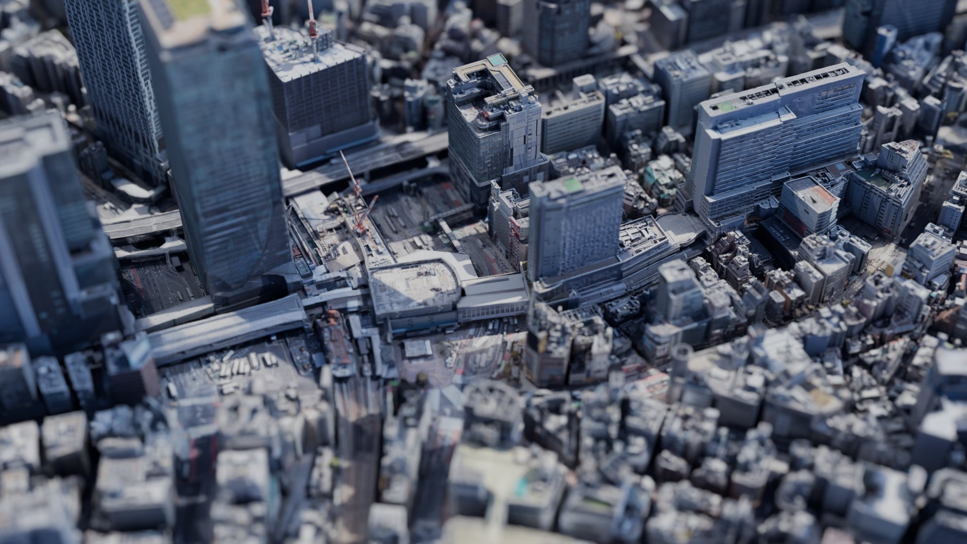 Tokyo Shibuya City MAP 3D Model - TurboSquid 2348272