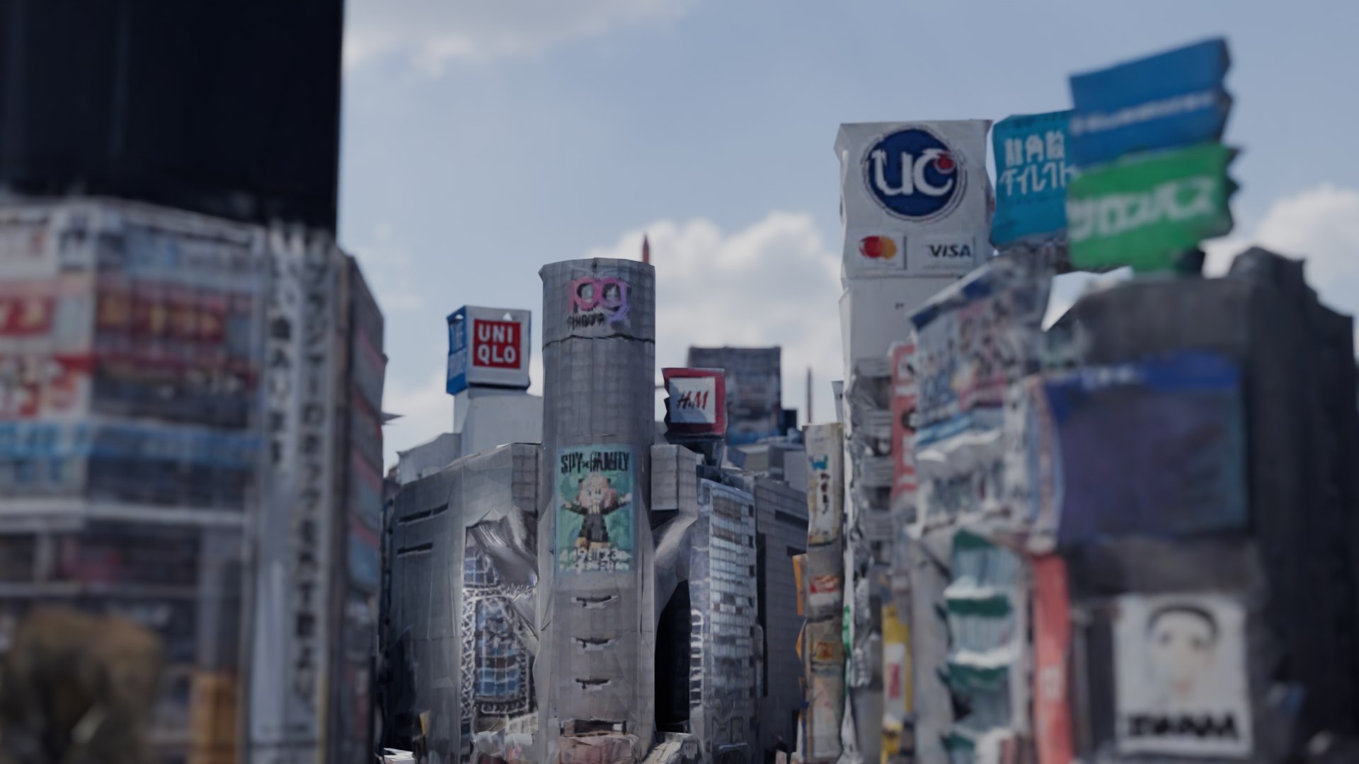 Tokyo Shibuya City MAP 3D Model - TurboSquid 2348272