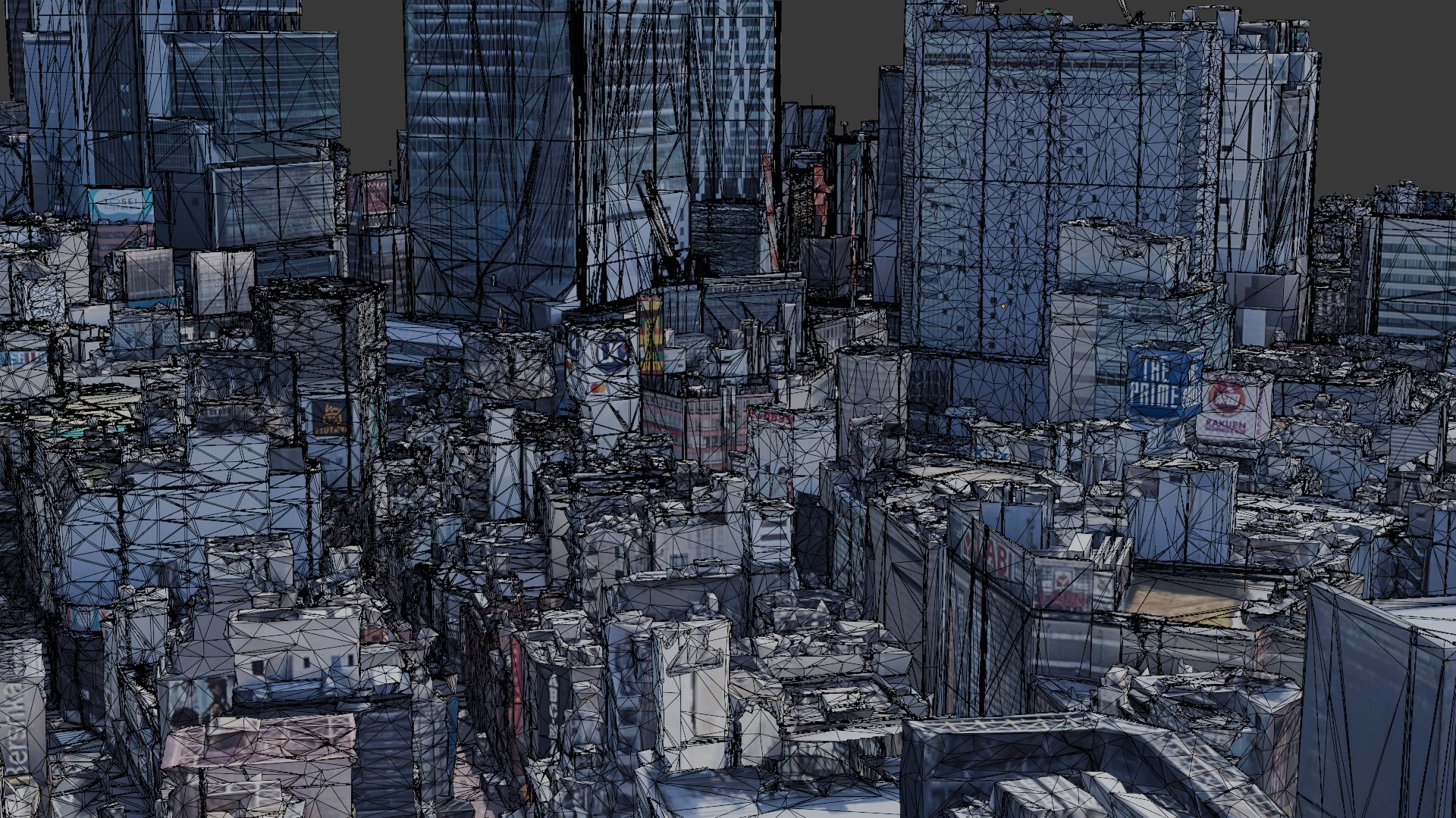 Tokyo Shibuya City MAP 3D Model - TurboSquid 2348272