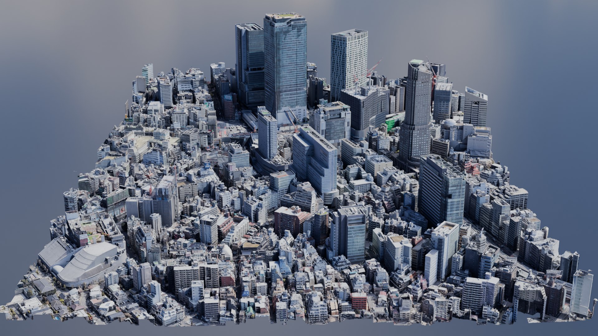 Tokyo Shibuya City MAP 3D Model - TurboSquid 2348272