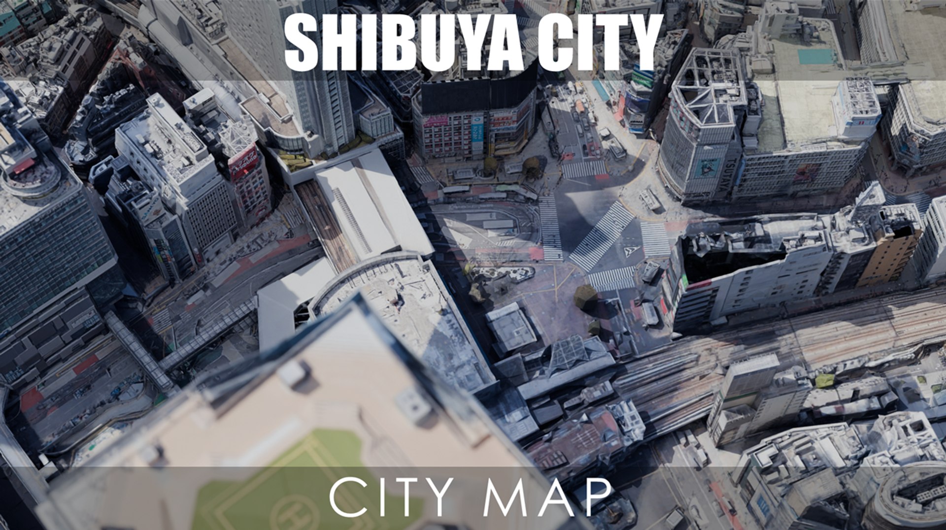 Tokyo Shibuya City MAP 3D Model - TurboSquid 2348272