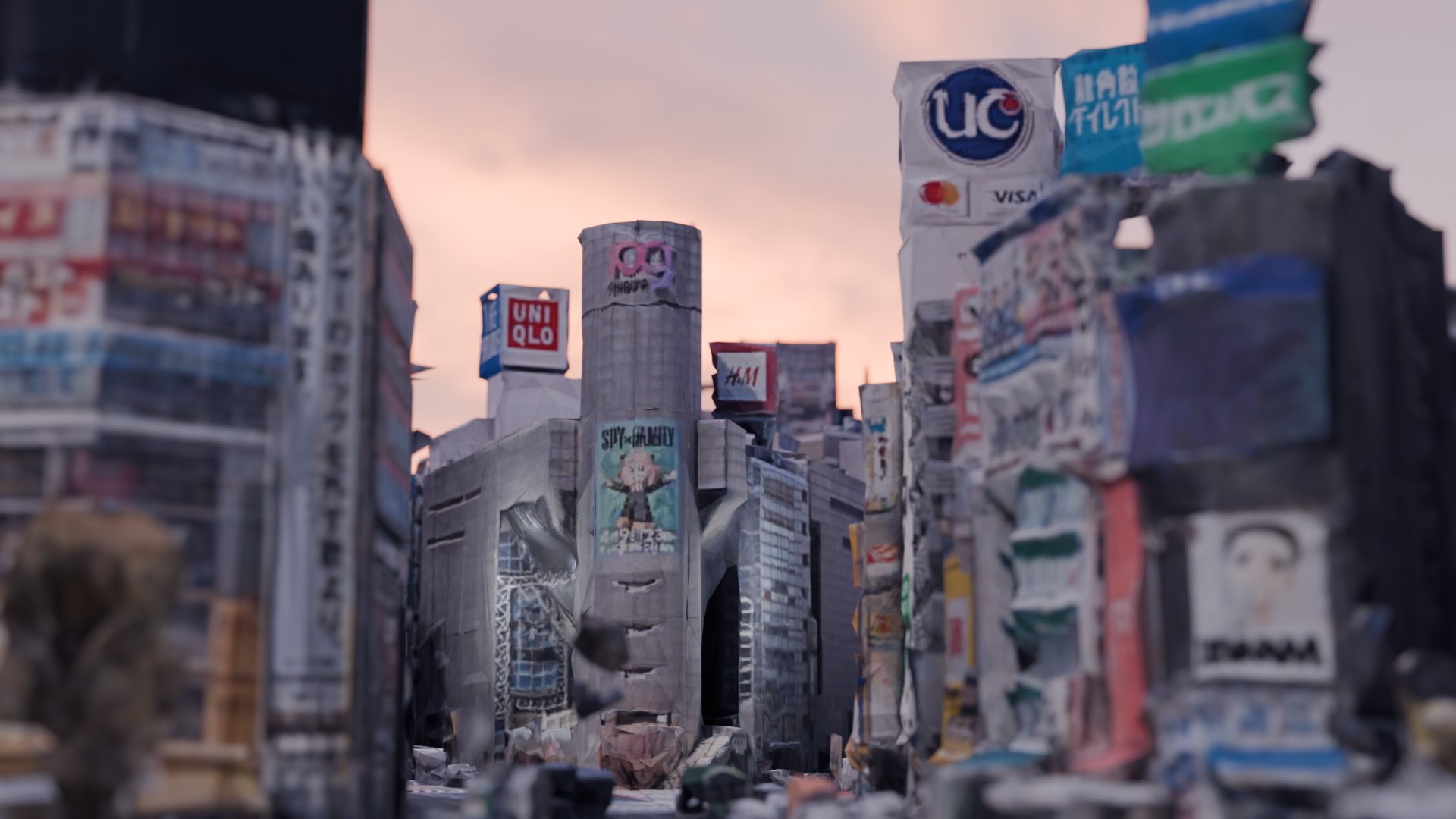 Tokyo Shibuya City MAP 3D Model - TurboSquid 2348272