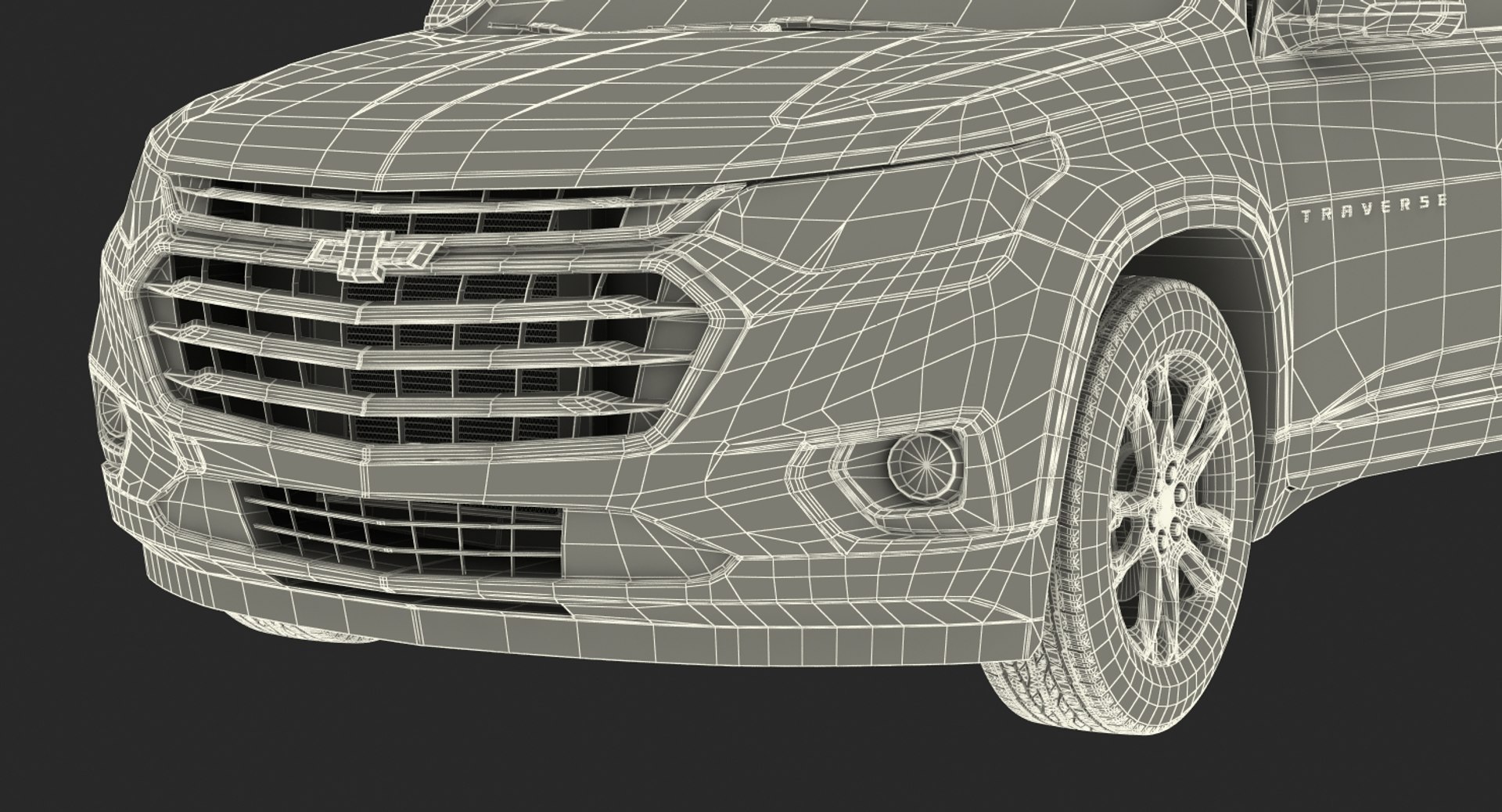 3D Chevrolet Traverse Suv 2018 Model - TurboSquid 1292008