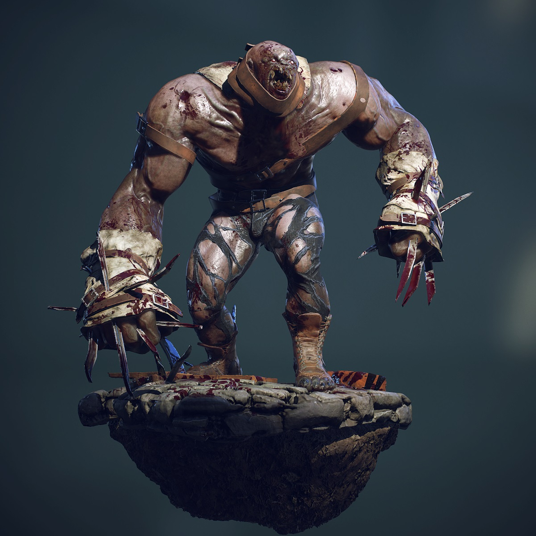 Zombie Rigged Character 3d Max