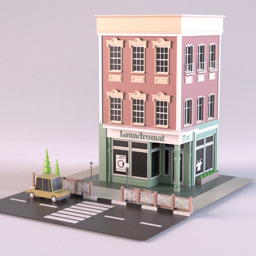 Building shop store model - TurboSquid 1460228