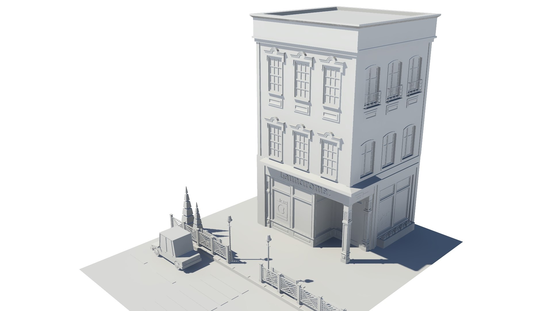 Building shop store model - TurboSquid 1460228