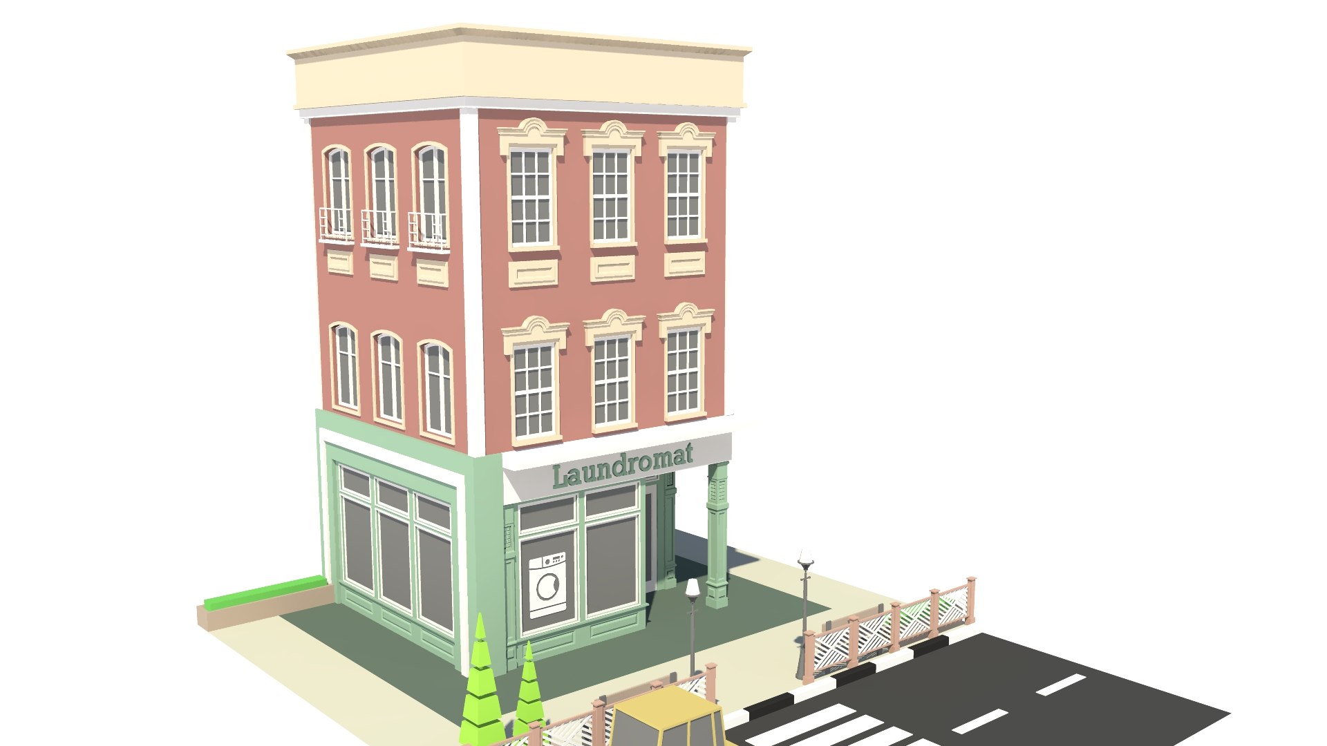 Building shop store model - TurboSquid 1460228