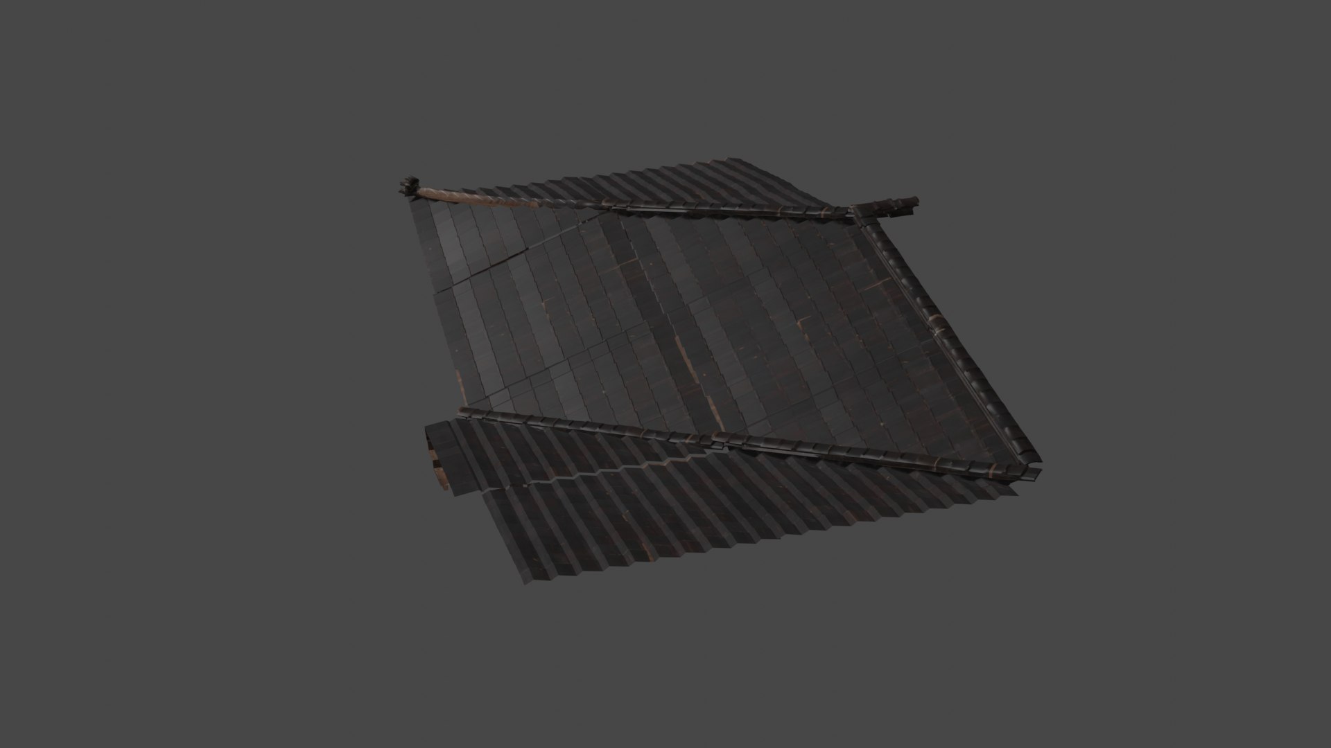 3D Model Modular Japanese Shrine Roof - TurboSquid 2401570