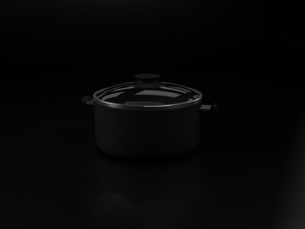 3d model cooking pot
