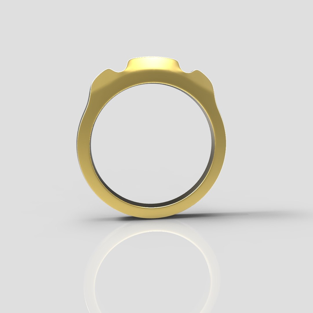 3d Gold Ring