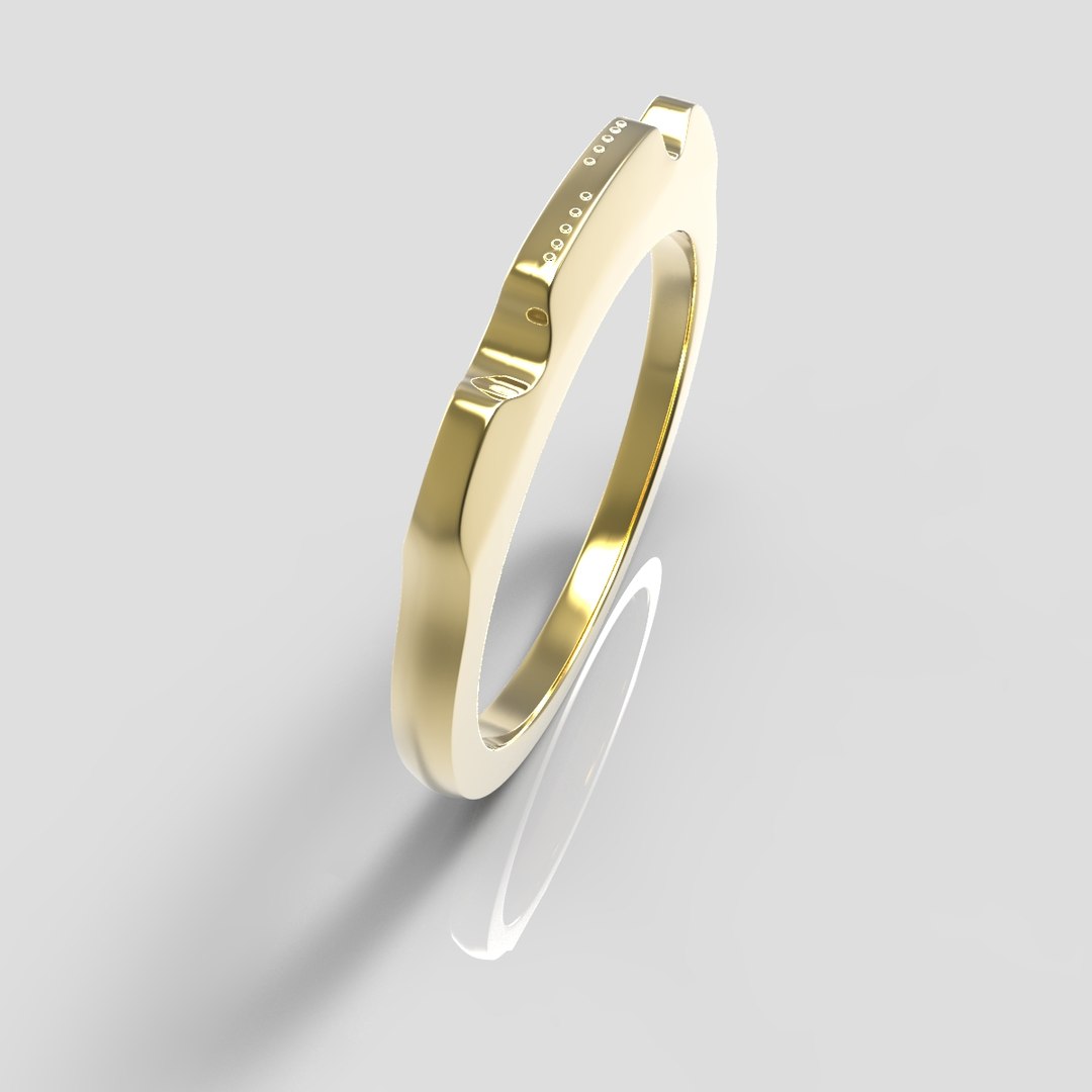 3d Gold Ring