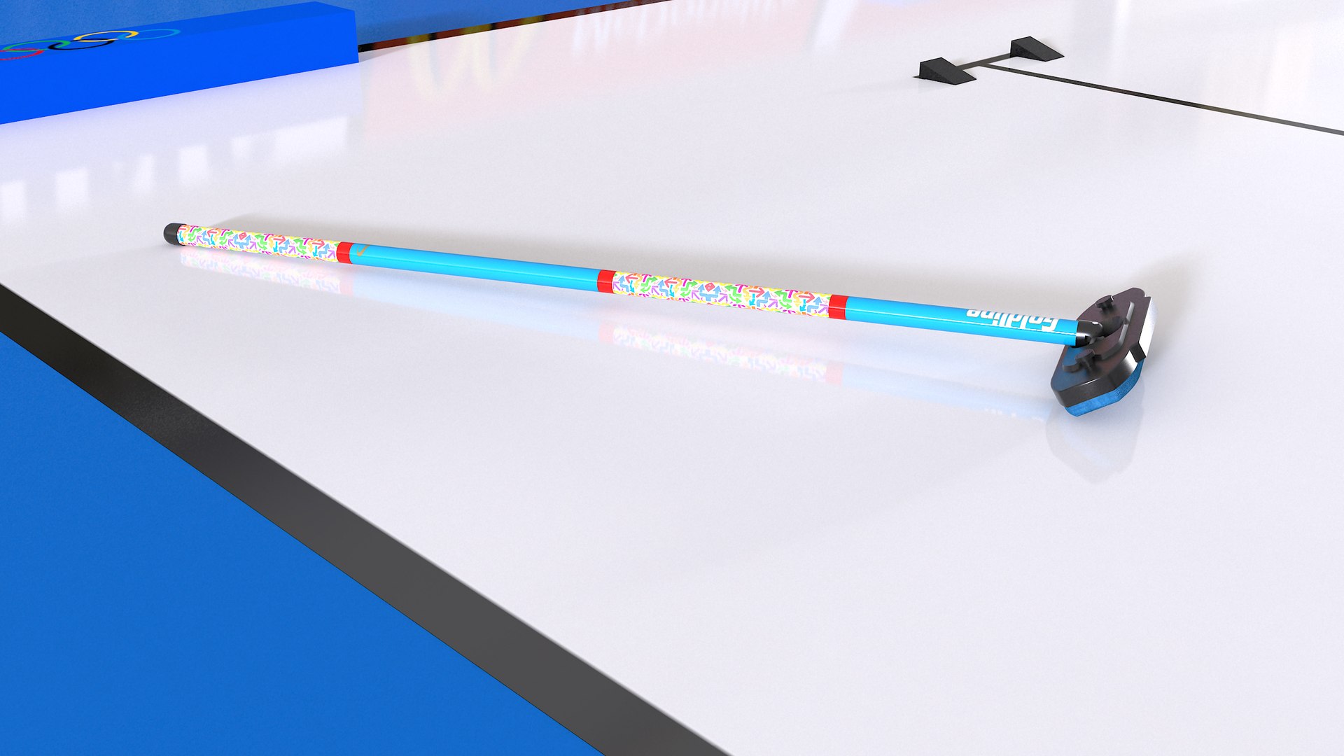 Curling rink 3D model - TurboSquid 1629112