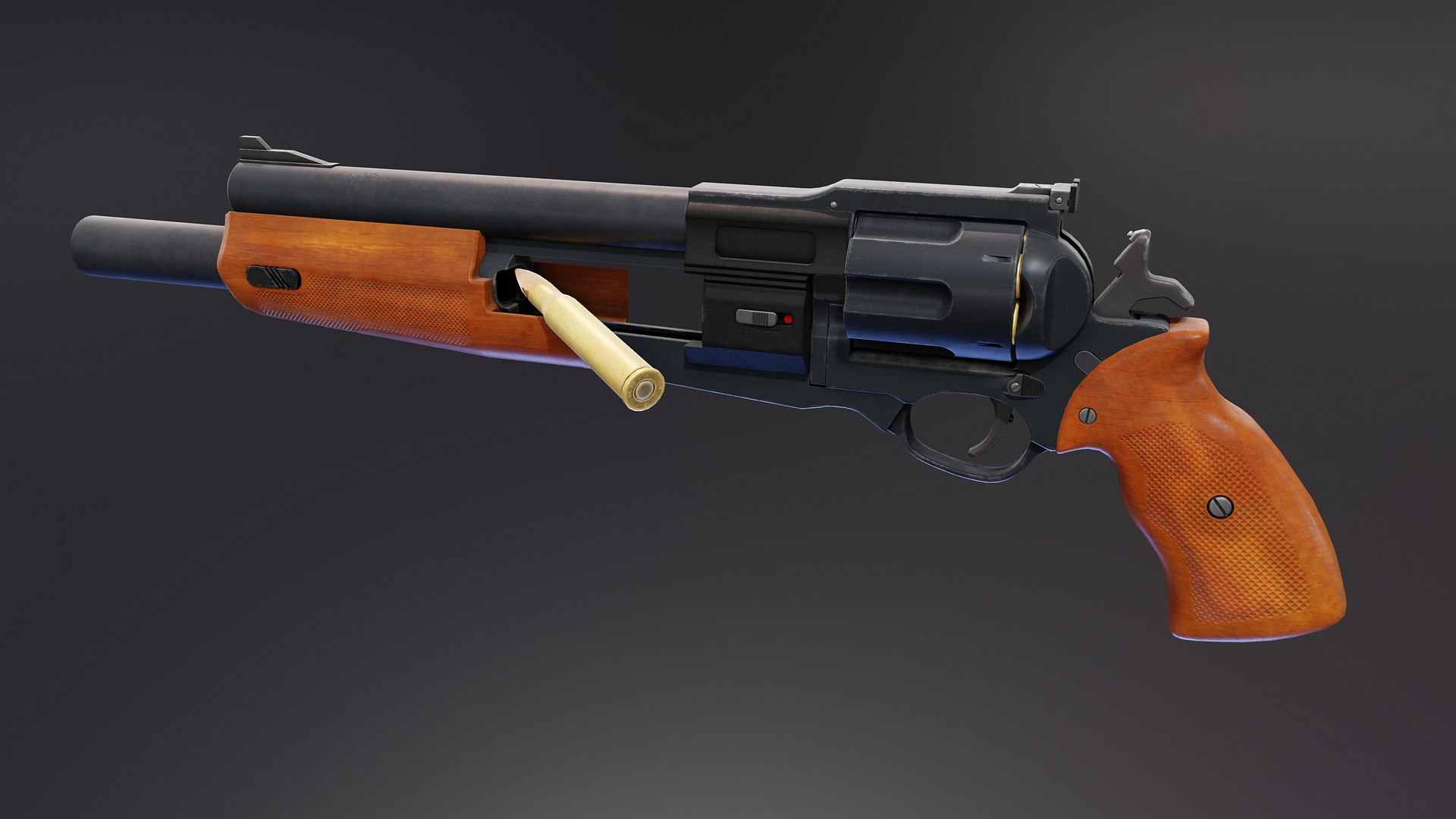 3D Safari 12 Revolver - TurboSquid 2417621