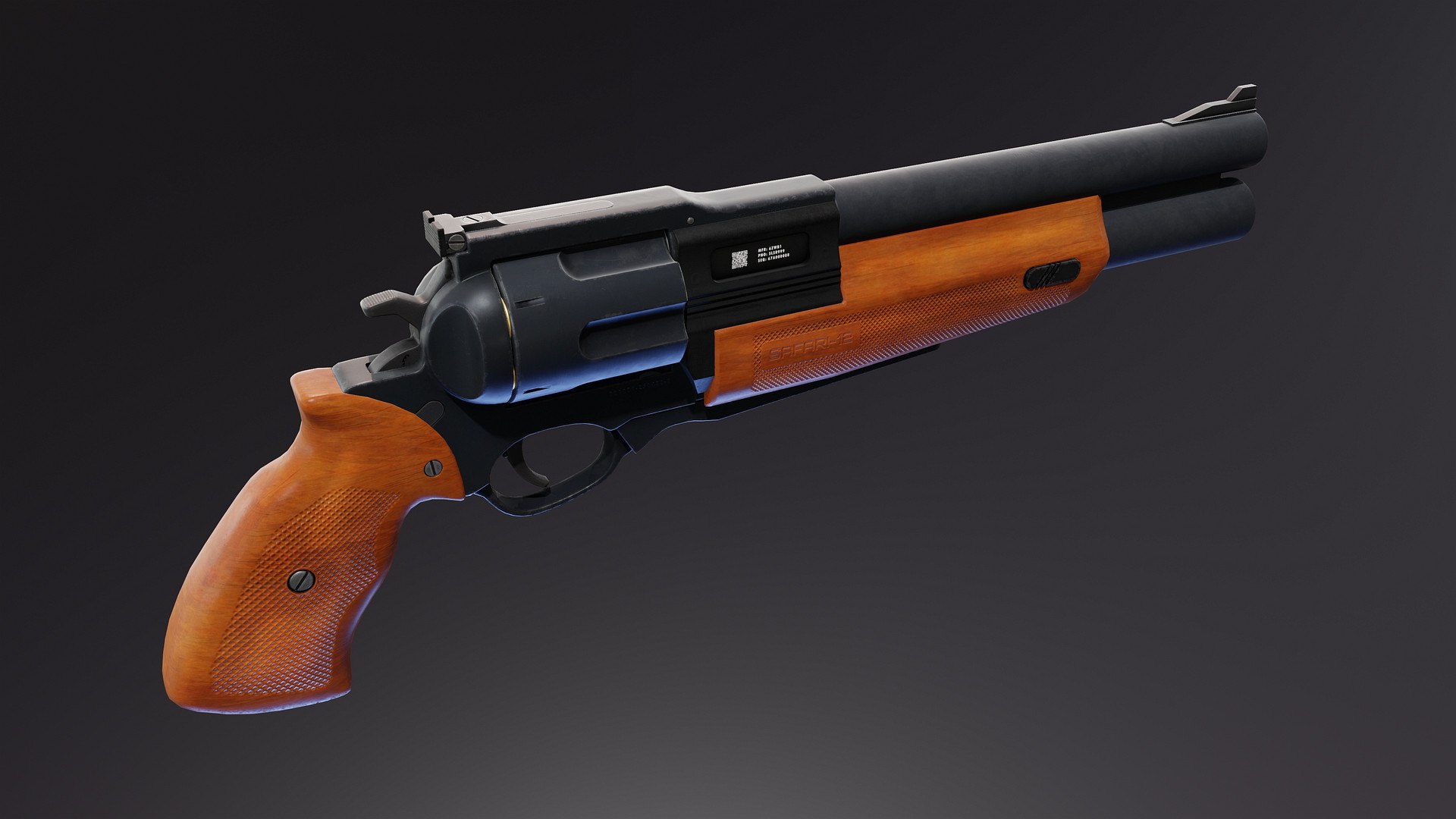 3D Safari 12 Revolver - TurboSquid 2417621