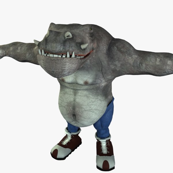 3d monster model