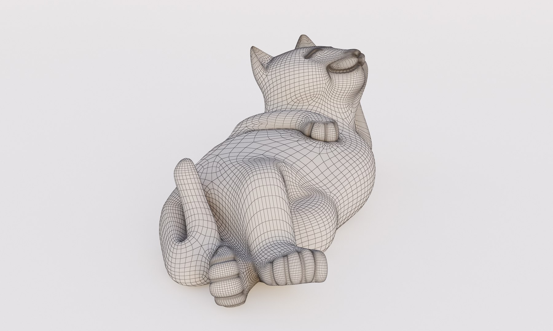 Golden Cat 3d Max
