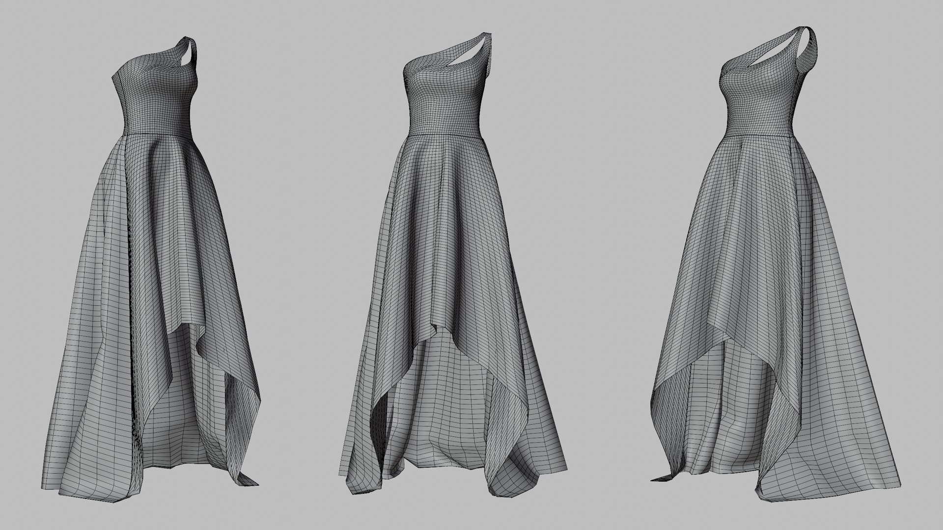 Dress 28 Crimson Mandala Brocade V2 Model - TurboSquid 2483856