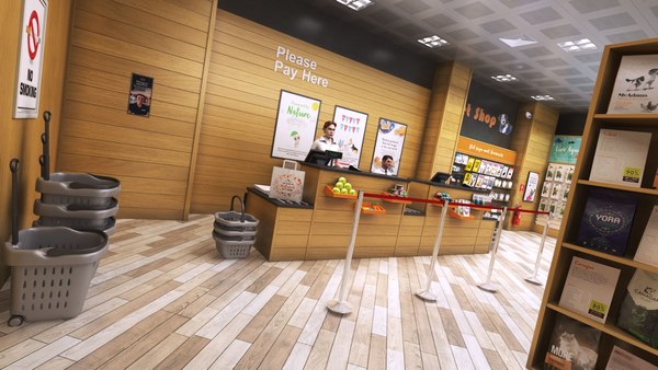 3D Mega Pet Shop Market model - TurboSquid 1796263