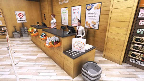 3D Mega Pet Shop Market model - TurboSquid 1796263