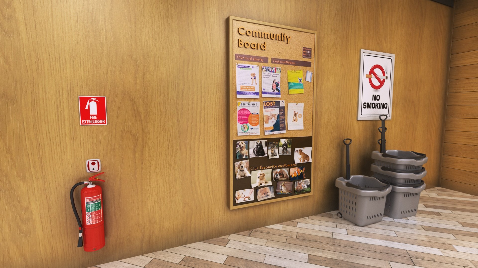 3D Mega Pet Shop Market model - TurboSquid 1796263