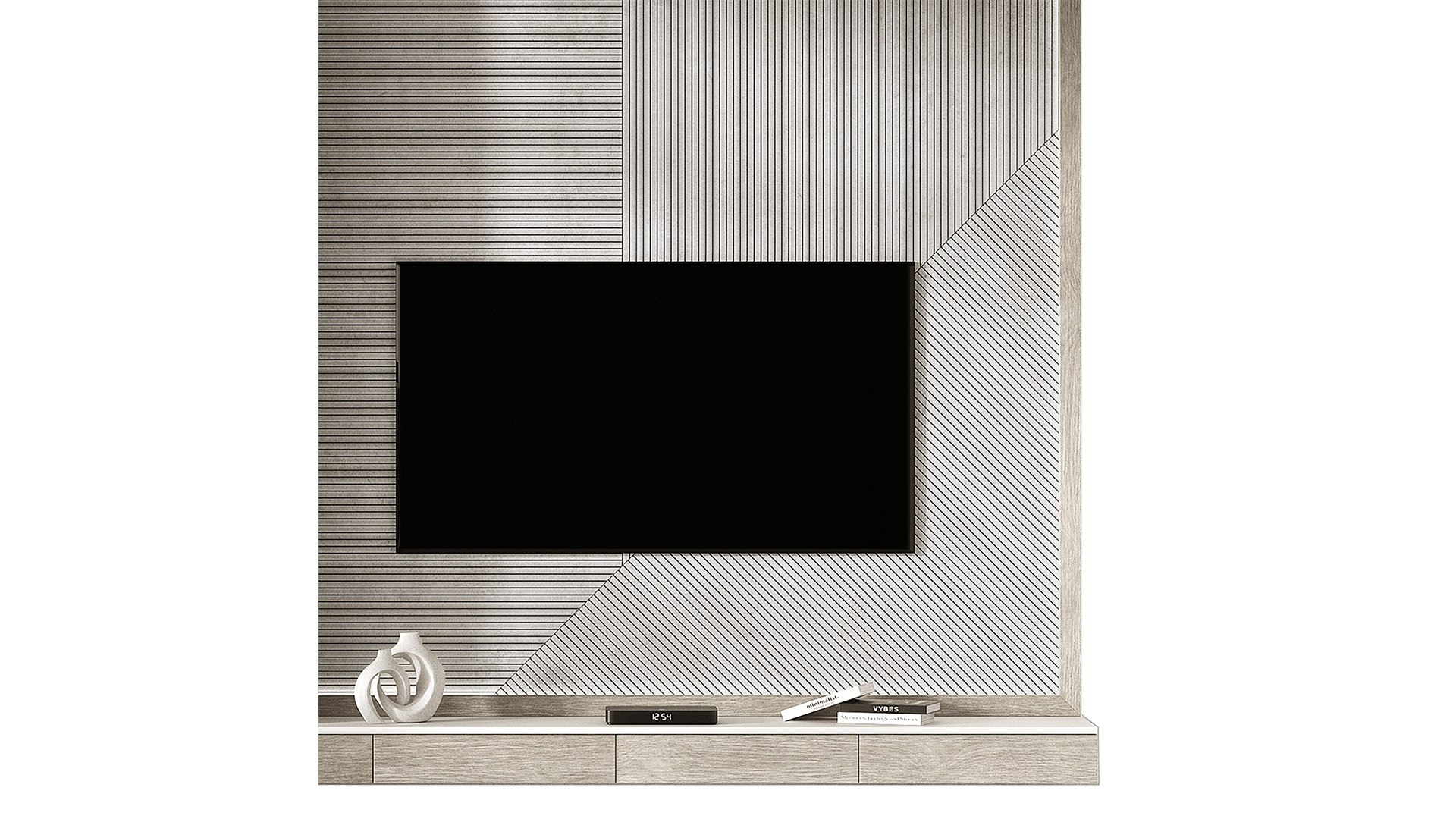 TV Wall Kit Modern Furniture 3D Model - TurboSquid 2254494