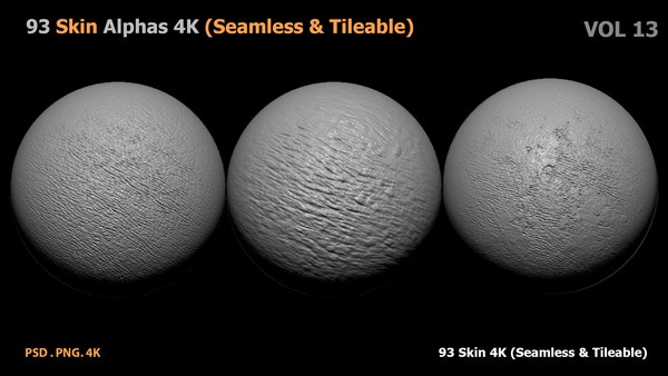 modelo 3d 93 Skin Alphas Seamless Tileable gratis - TurboSquid 2043695