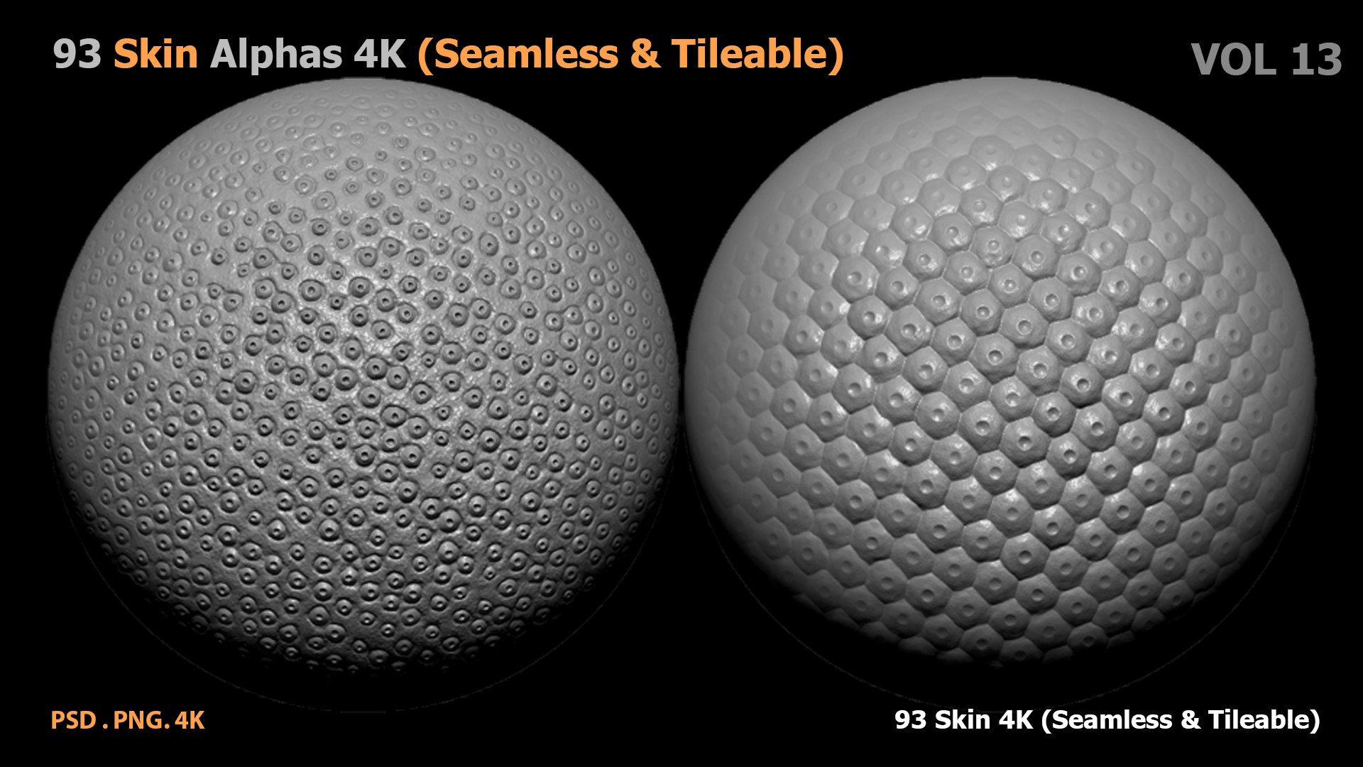 3D 93 Skin Alphas Seamless Tileable Model - TurboSquid 2043695