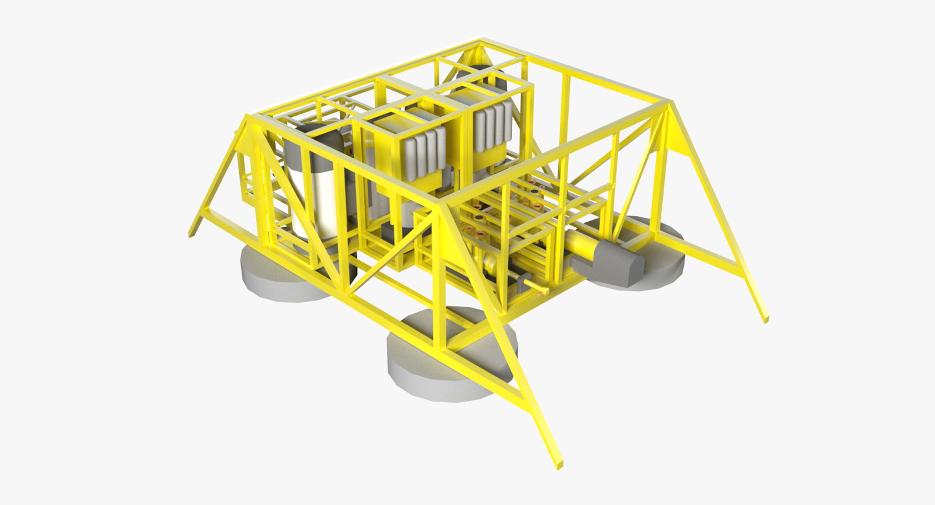 3d Model Subsea Oil Gas 2