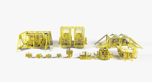 3d model subsea oil gas 2