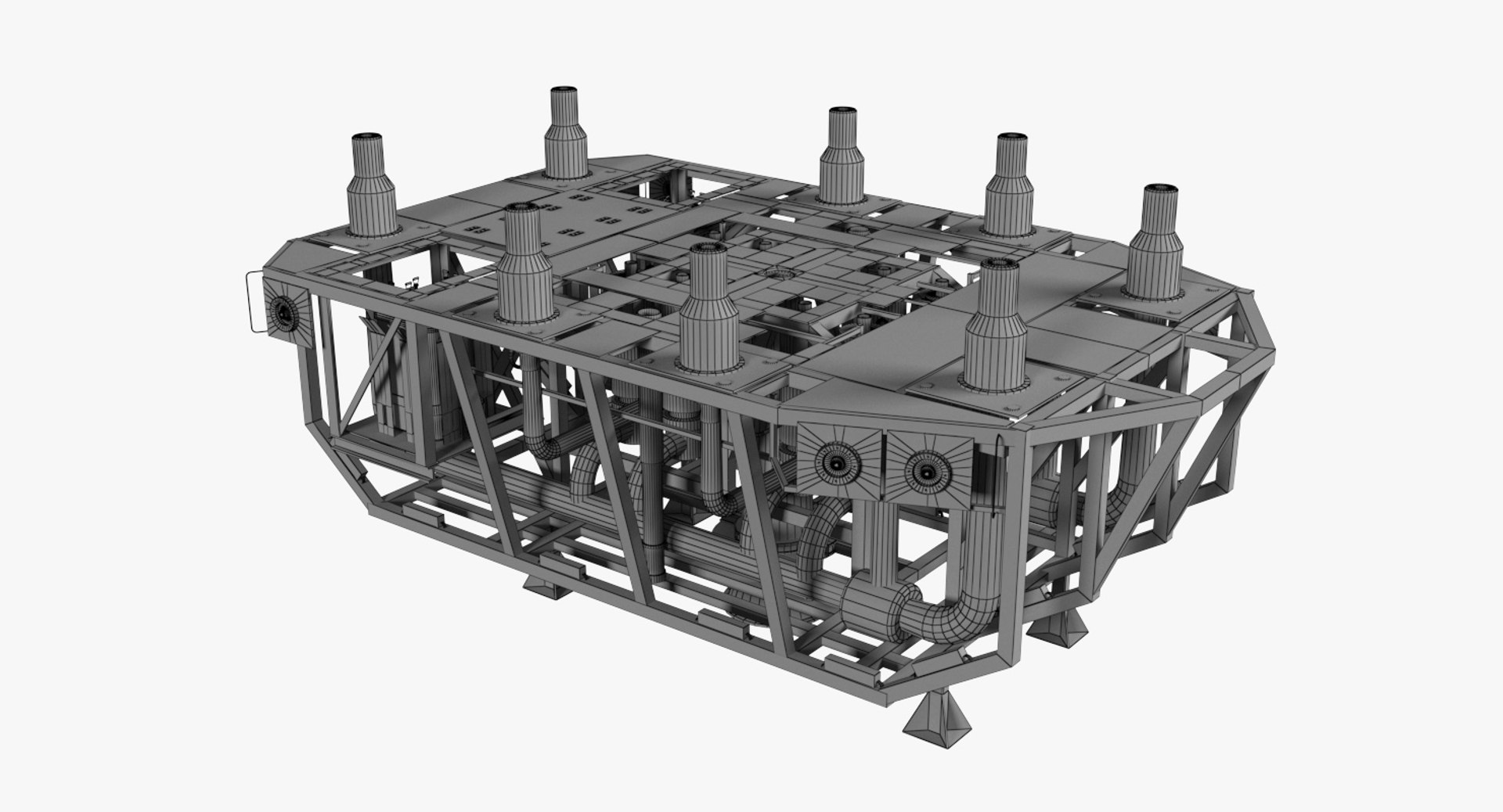 3d Model Subsea Oil Gas 2