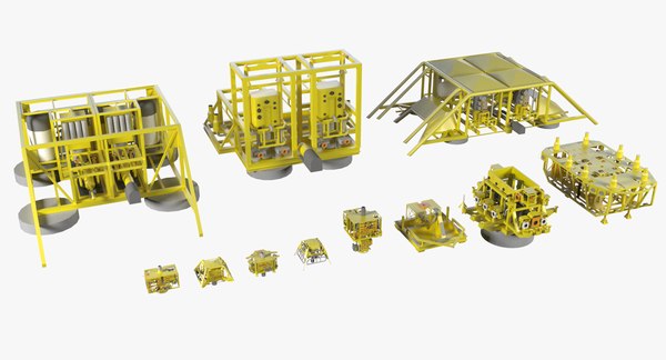 3d model subsea oil gas 2