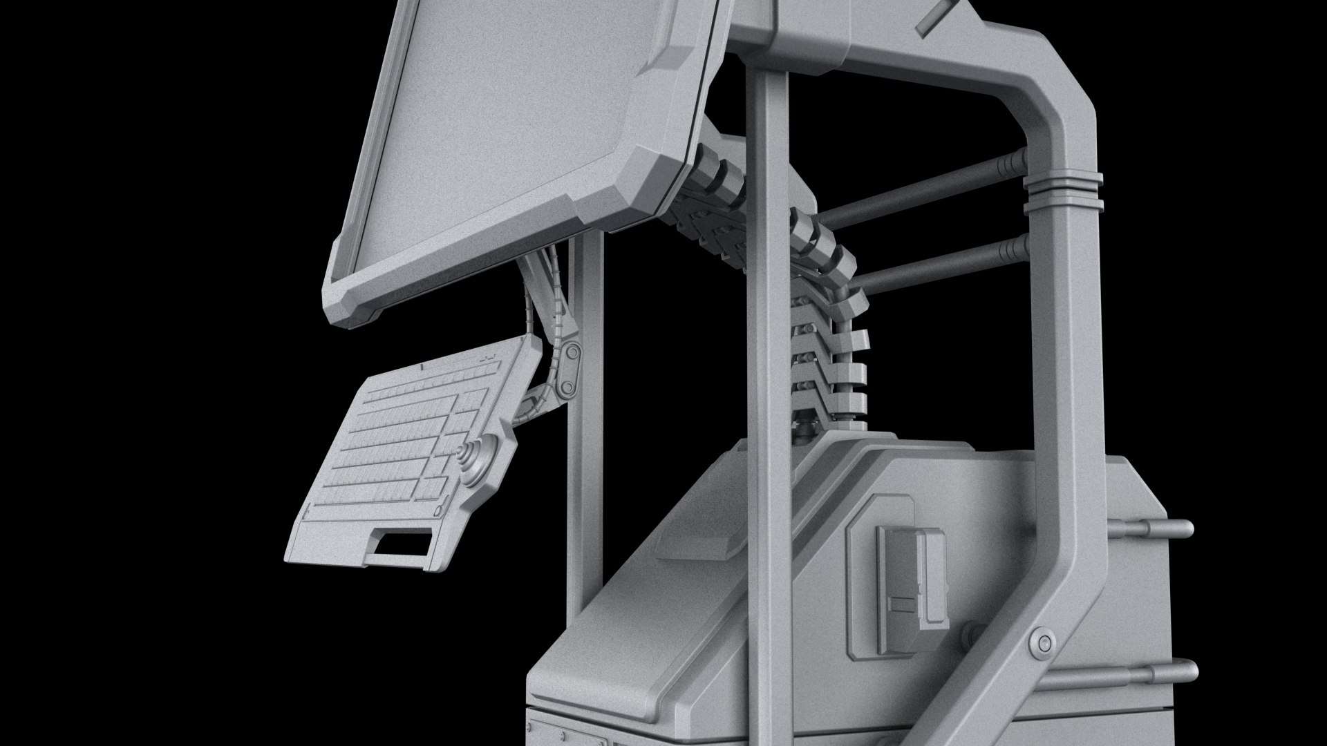 Sci-Fi Terminal Model - TurboSquid 2047161