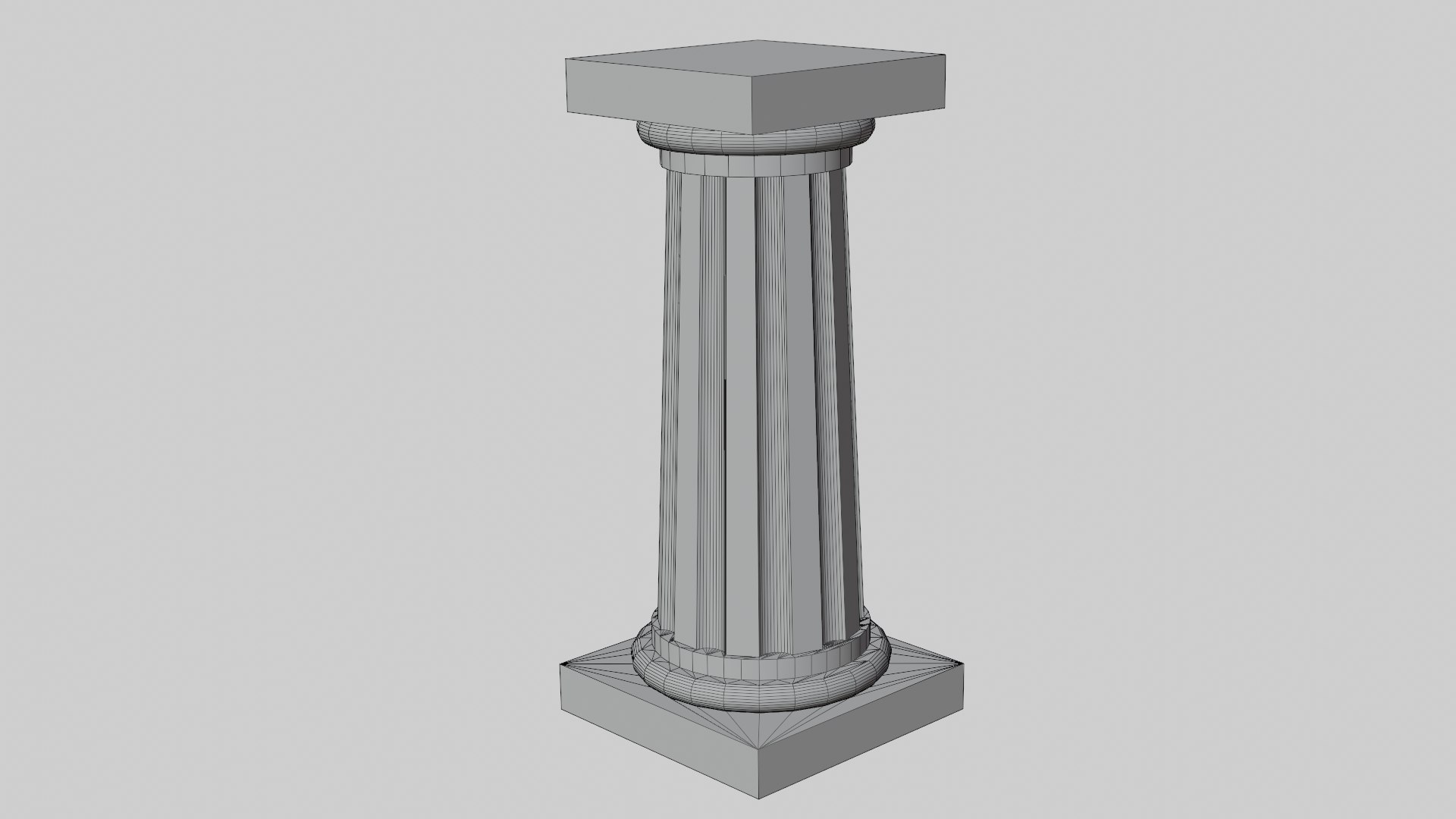 Free GREEK COLUMN 3D Model - TurboSquid 2013645