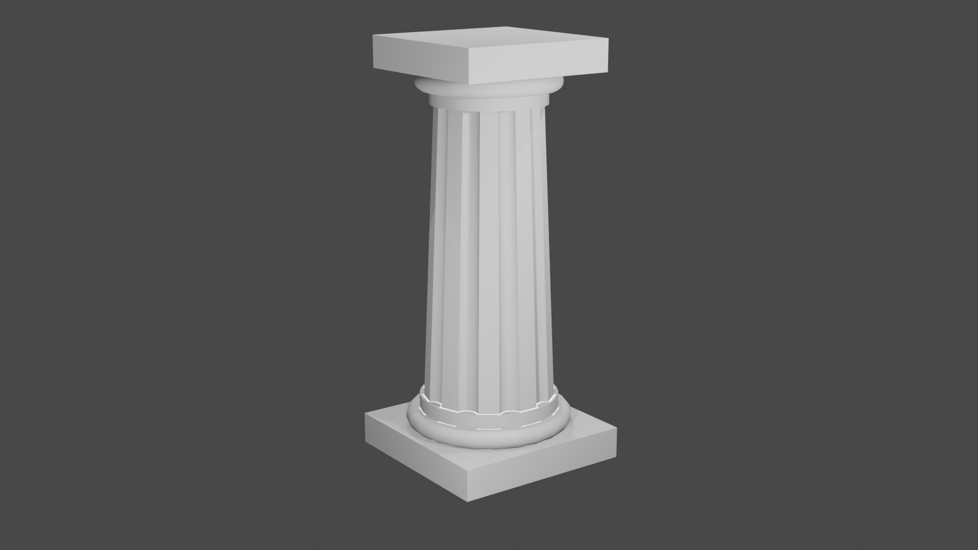 Free GREEK COLUMN 3D Model - TurboSquid 2013645