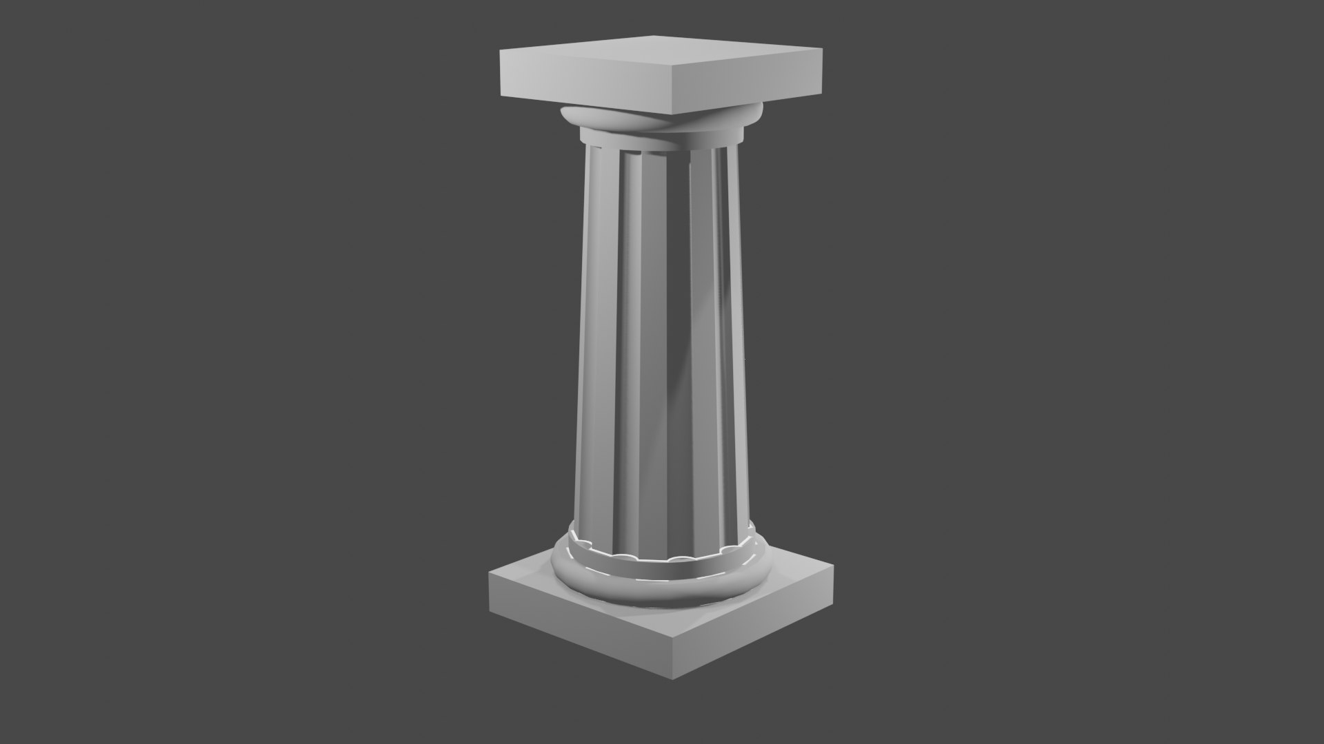 Free GREEK COLUMN 3D Model - TurboSquid 2013645