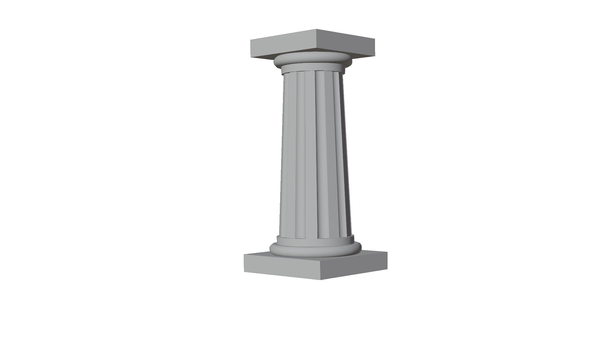 Free GREEK COLUMN 3D Model - TurboSquid 2013645