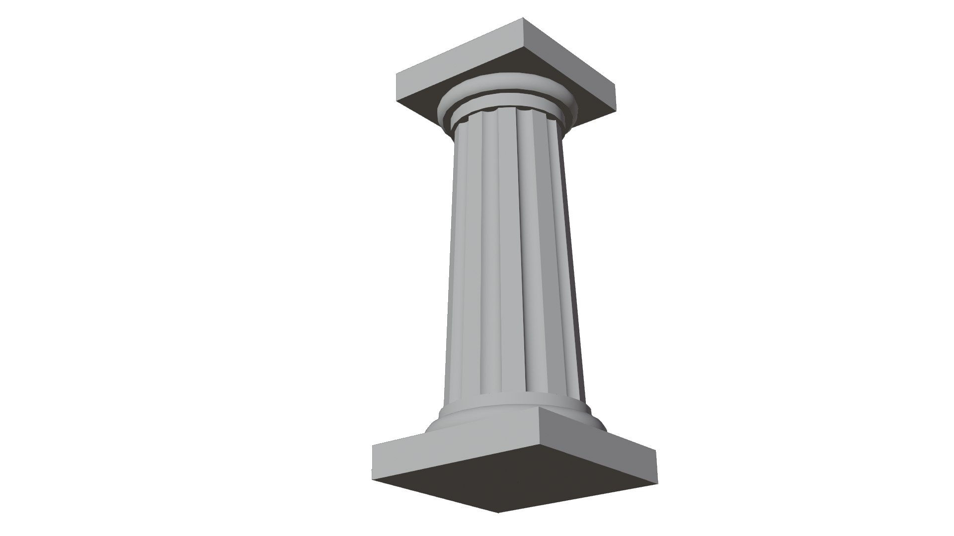 Free GREEK COLUMN 3D Model - TurboSquid 2013645