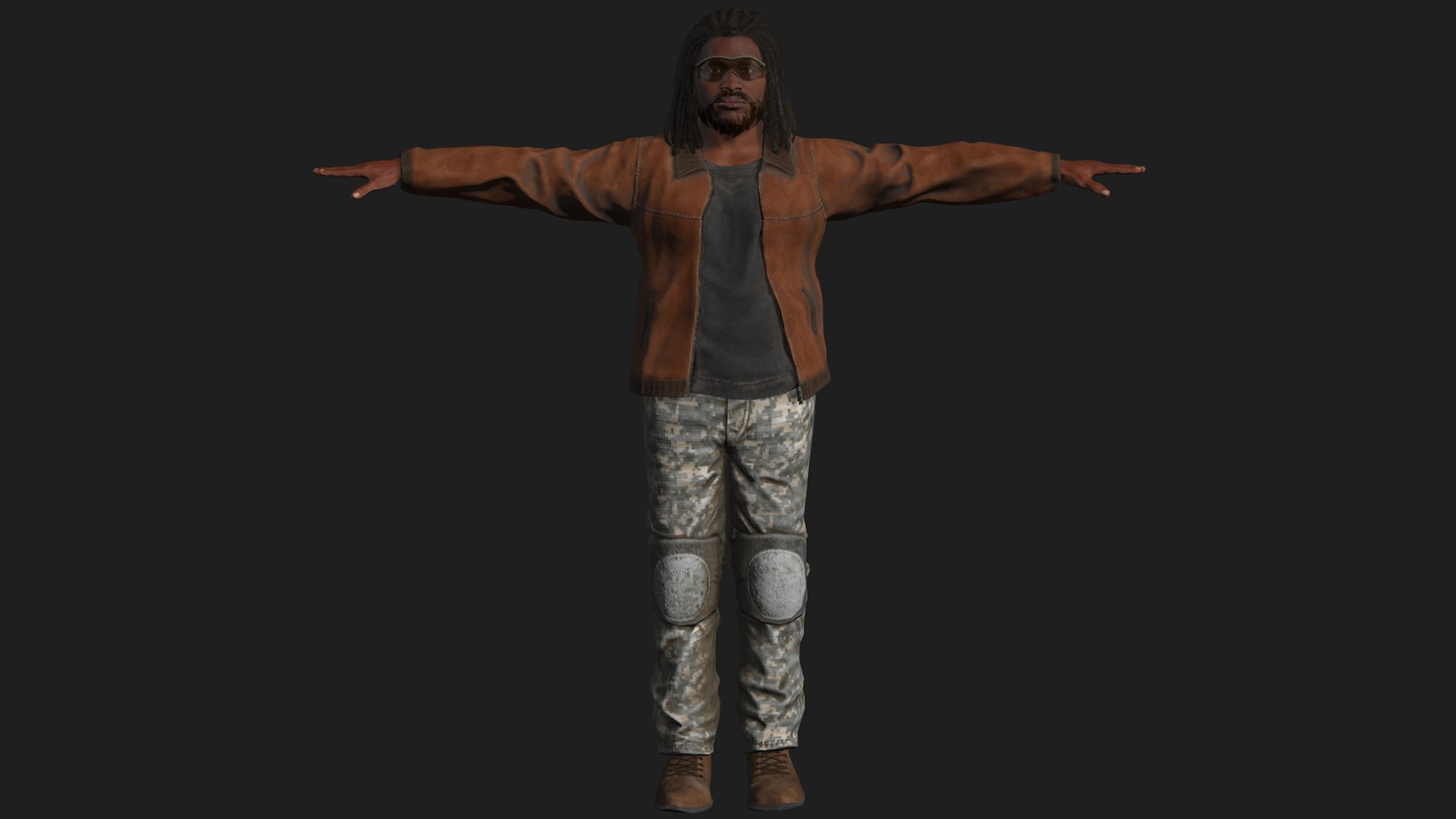 3D Apocalyptic Survivor - TurboSquid 1663398