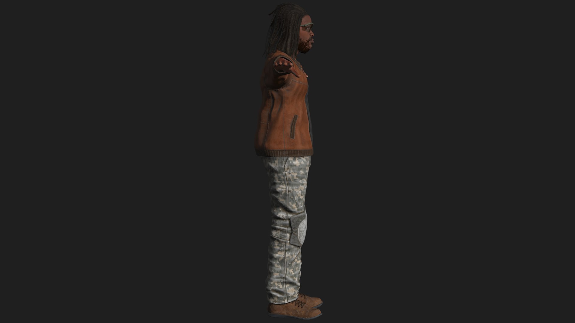 3D Apocalyptic Survivor - TurboSquid 1663398