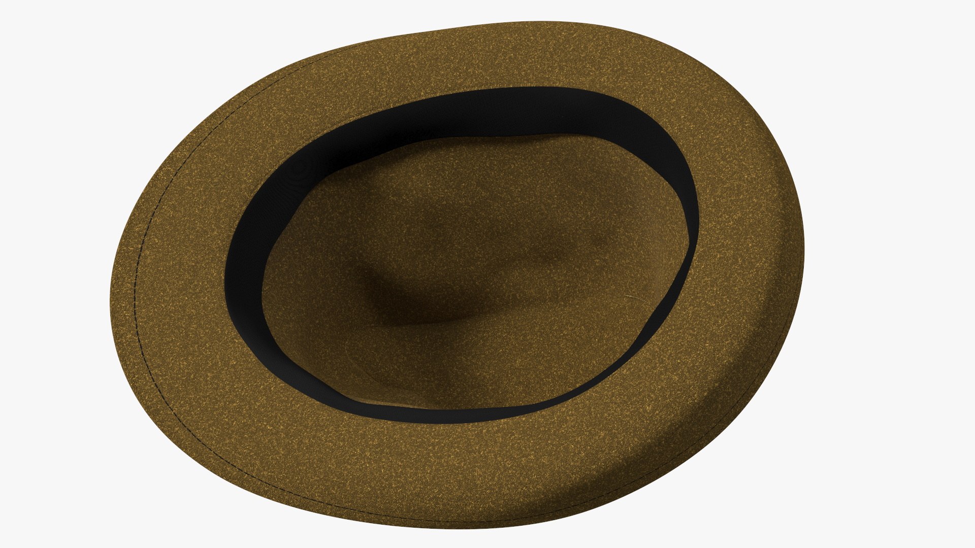 3D Brown Fedora Model - TurboSquid 2145565
