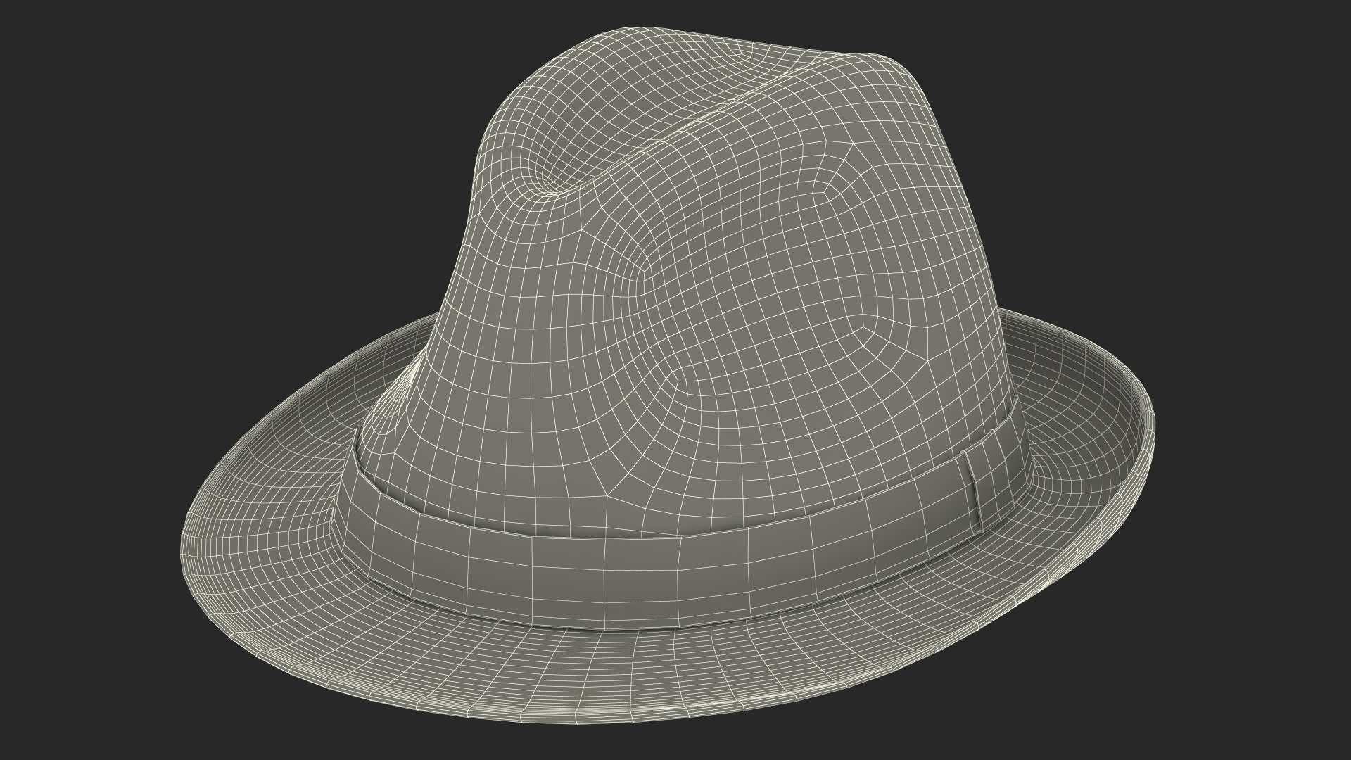 3D Brown Fedora Model - TurboSquid 2145565