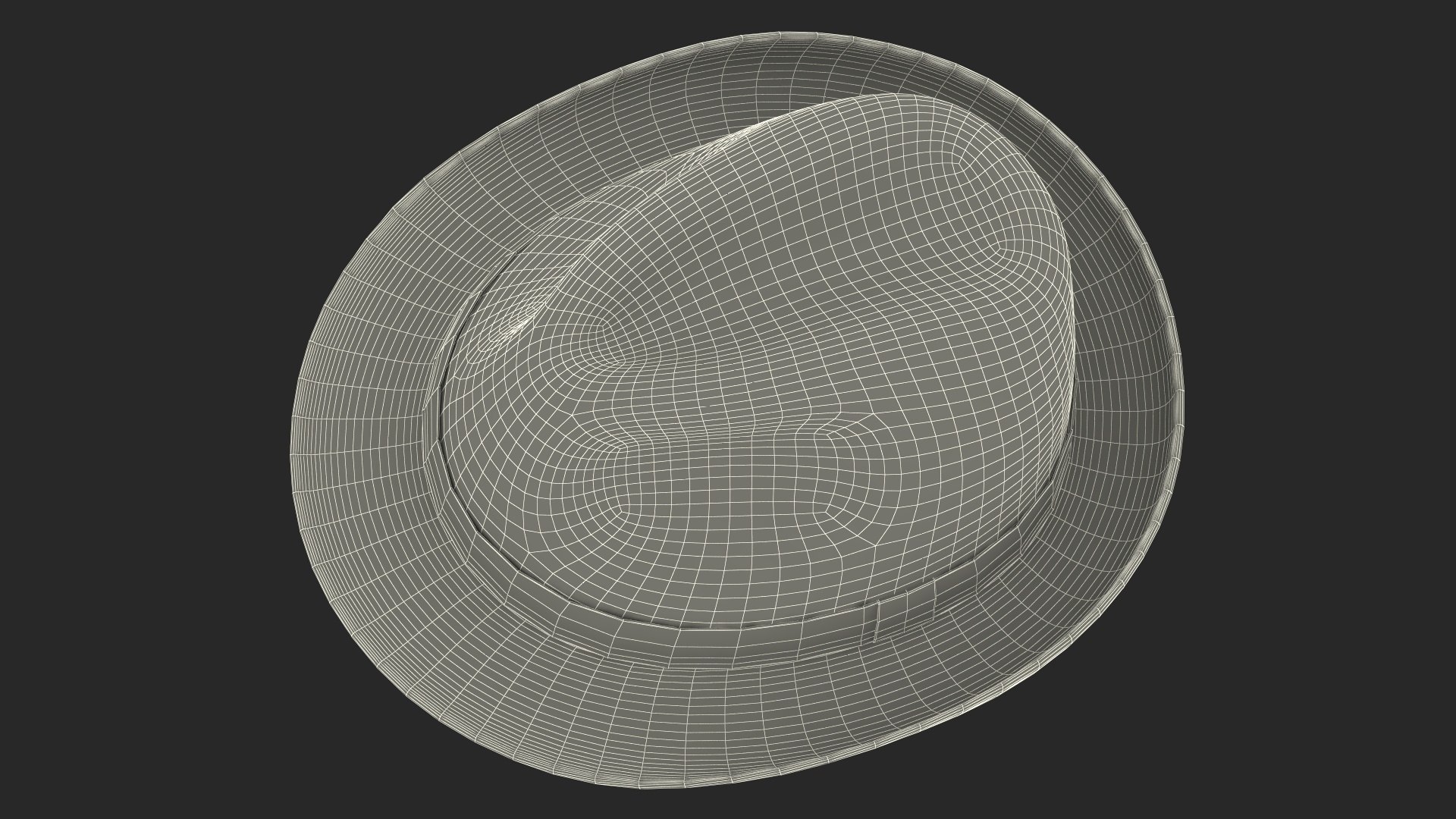 3D Brown Fedora model - TurboSquid 2145565