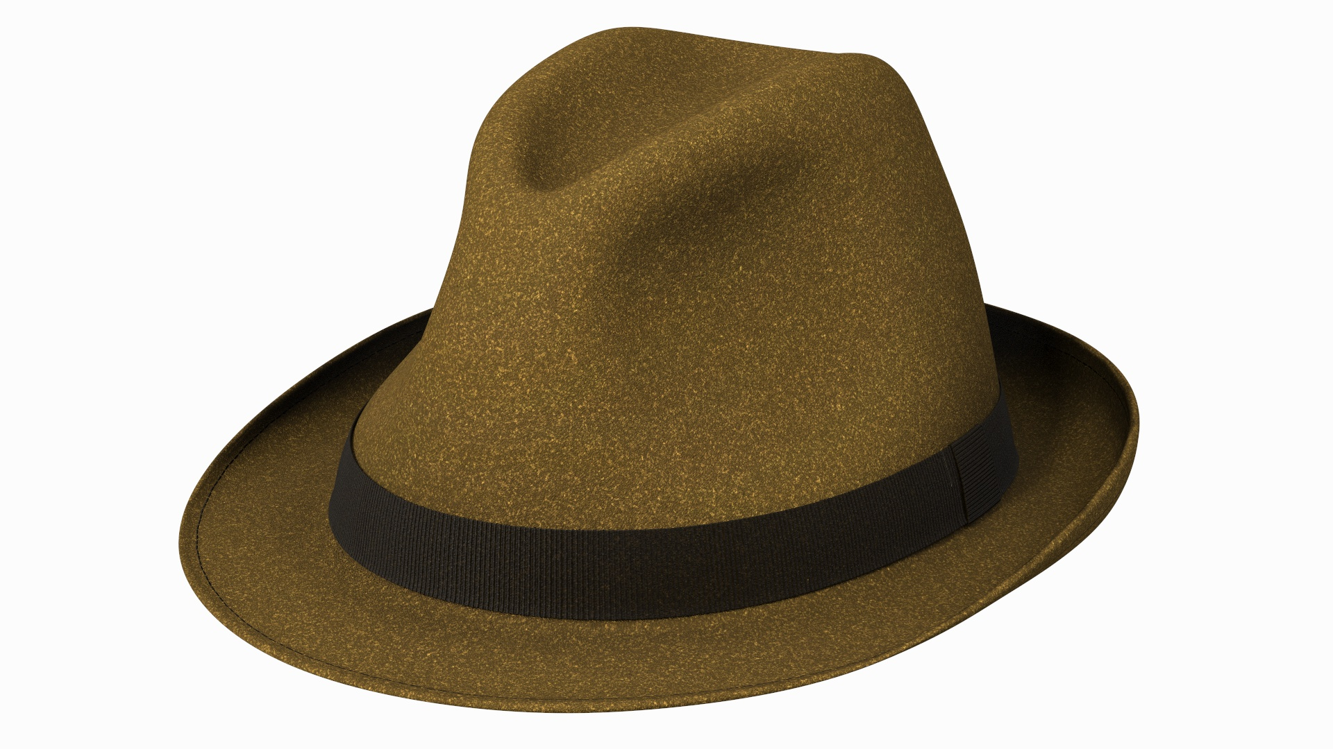 3D Brown Fedora Model - TurboSquid 2145565