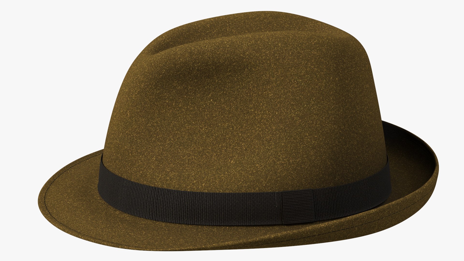 3D Brown Fedora Model - TurboSquid 2145565