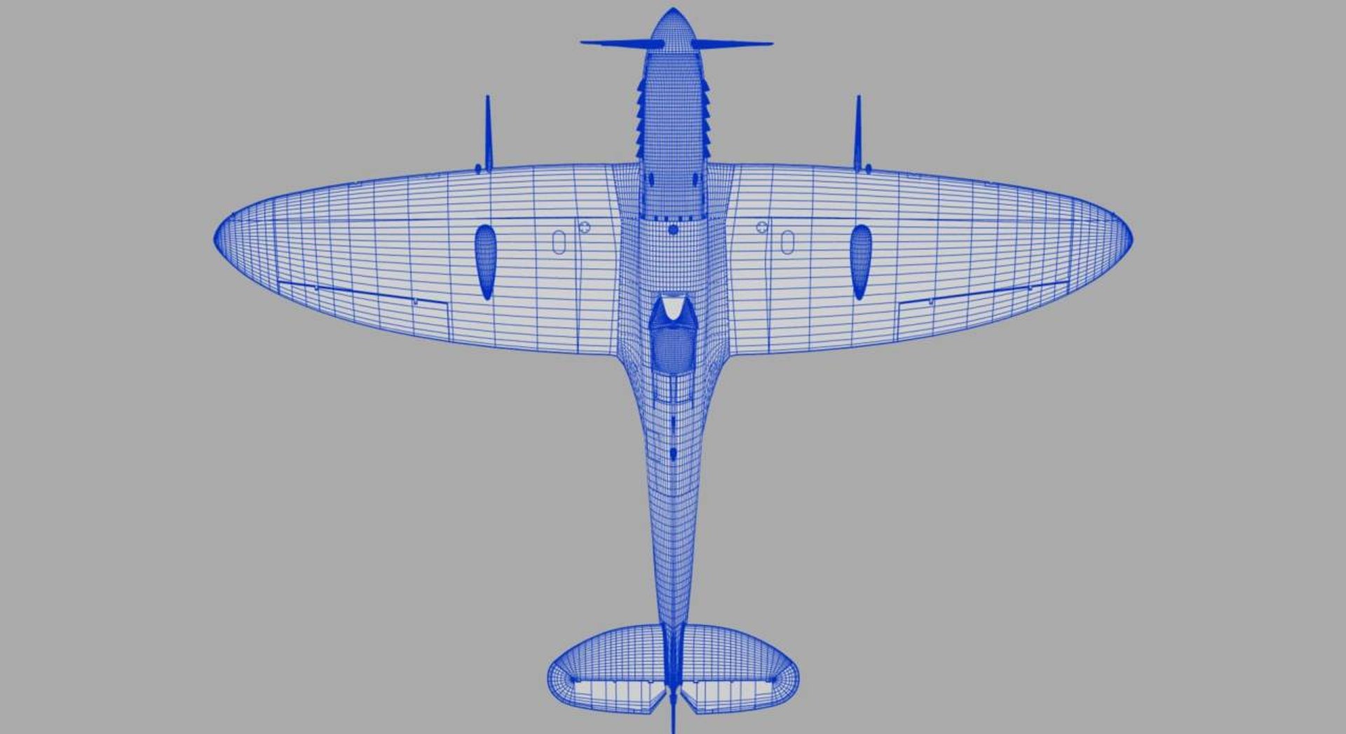 Supermarine Spitfire 3D Model - TurboSquid 1430562