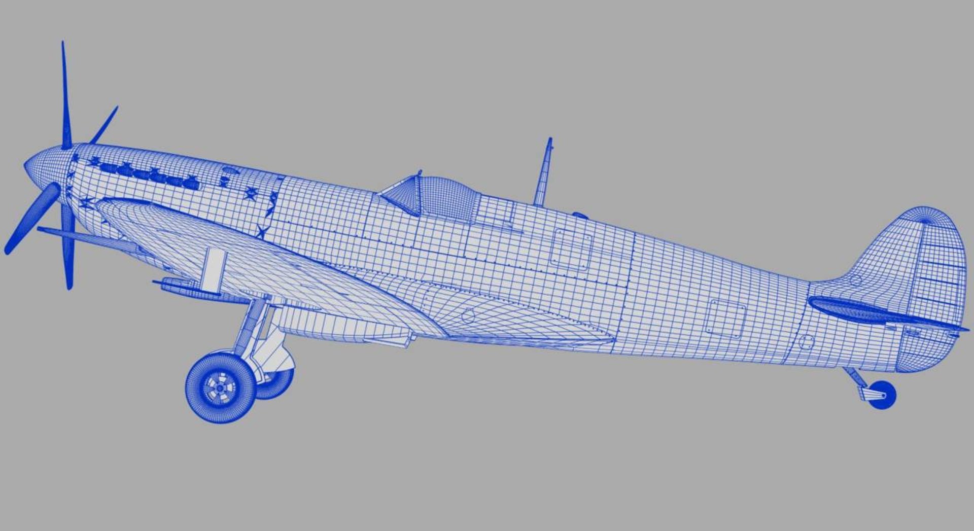 Supermarine Spitfire 3D Model - TurboSquid 1430562