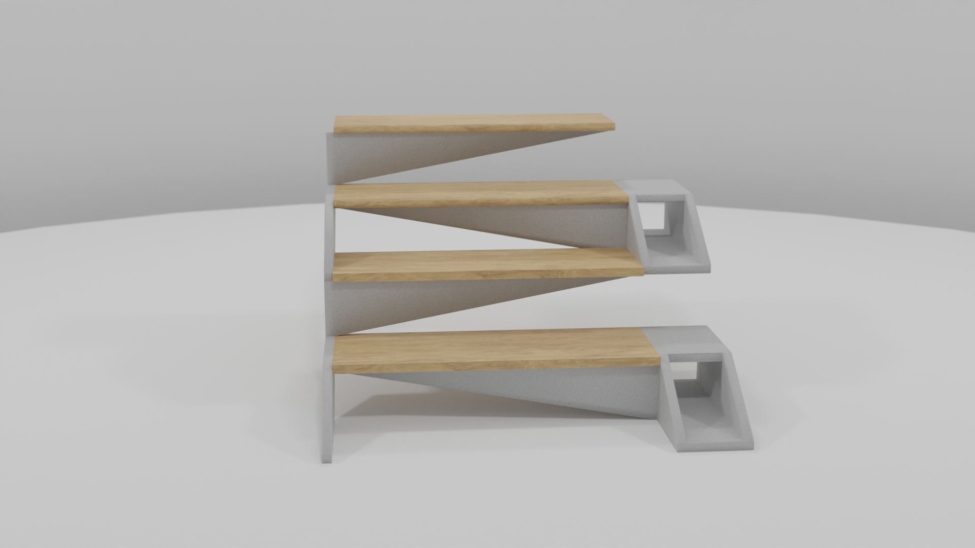 Low Poly Modern Triangle Stair 3D - TurboSquid 1770293