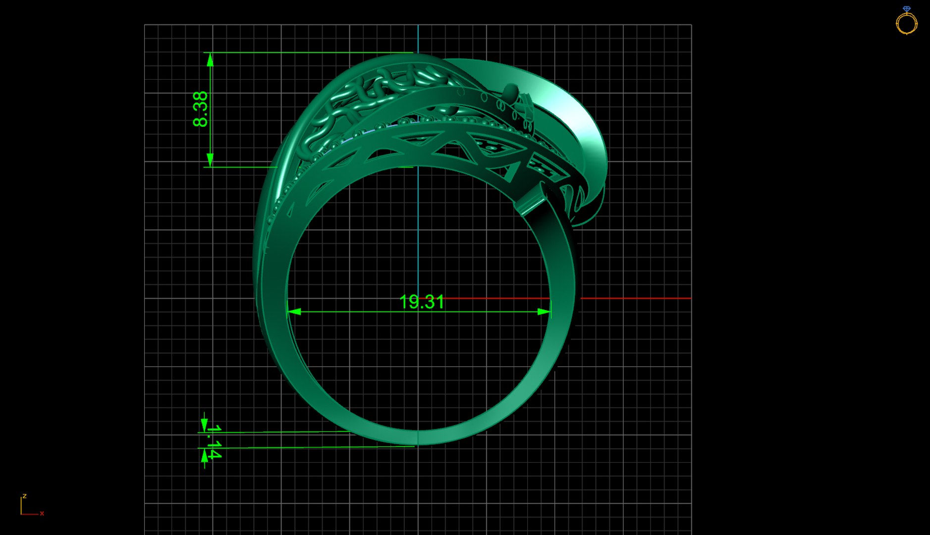3D Ring Gold Model - TurboSquid 1772327
